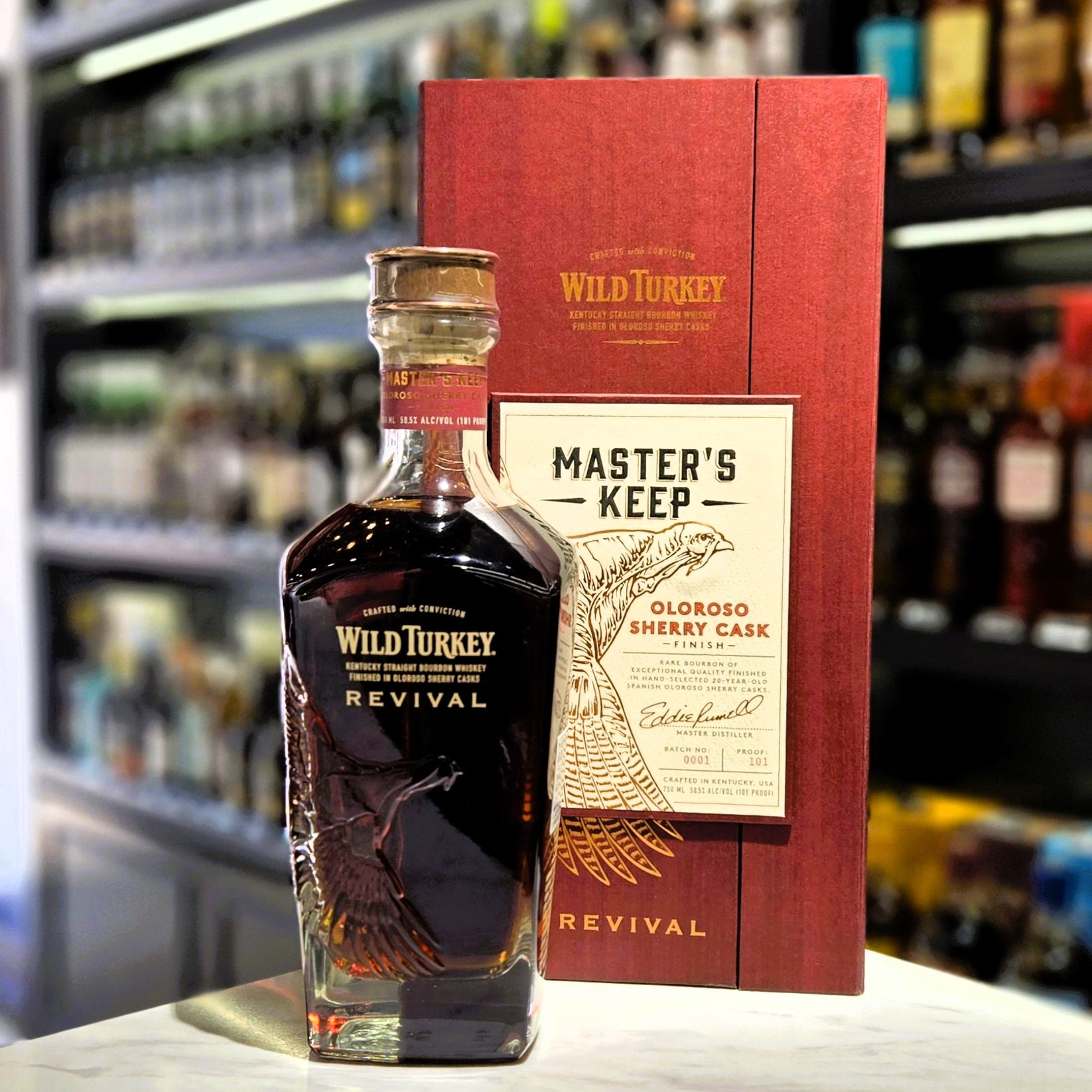 Wild Turkey Master's Keep Revival Oloroso Sherry Cask Finish Whiskey ...