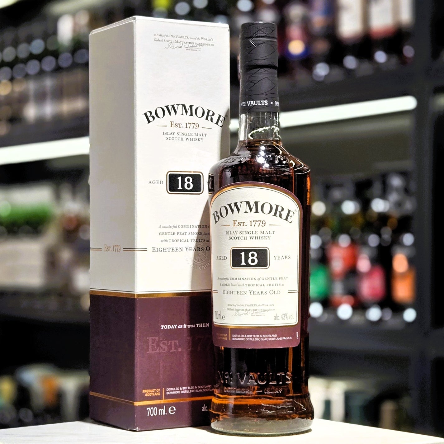 Bowmore 18 Year Old Single Malt Scotch Whisky – The Whisky Knight
