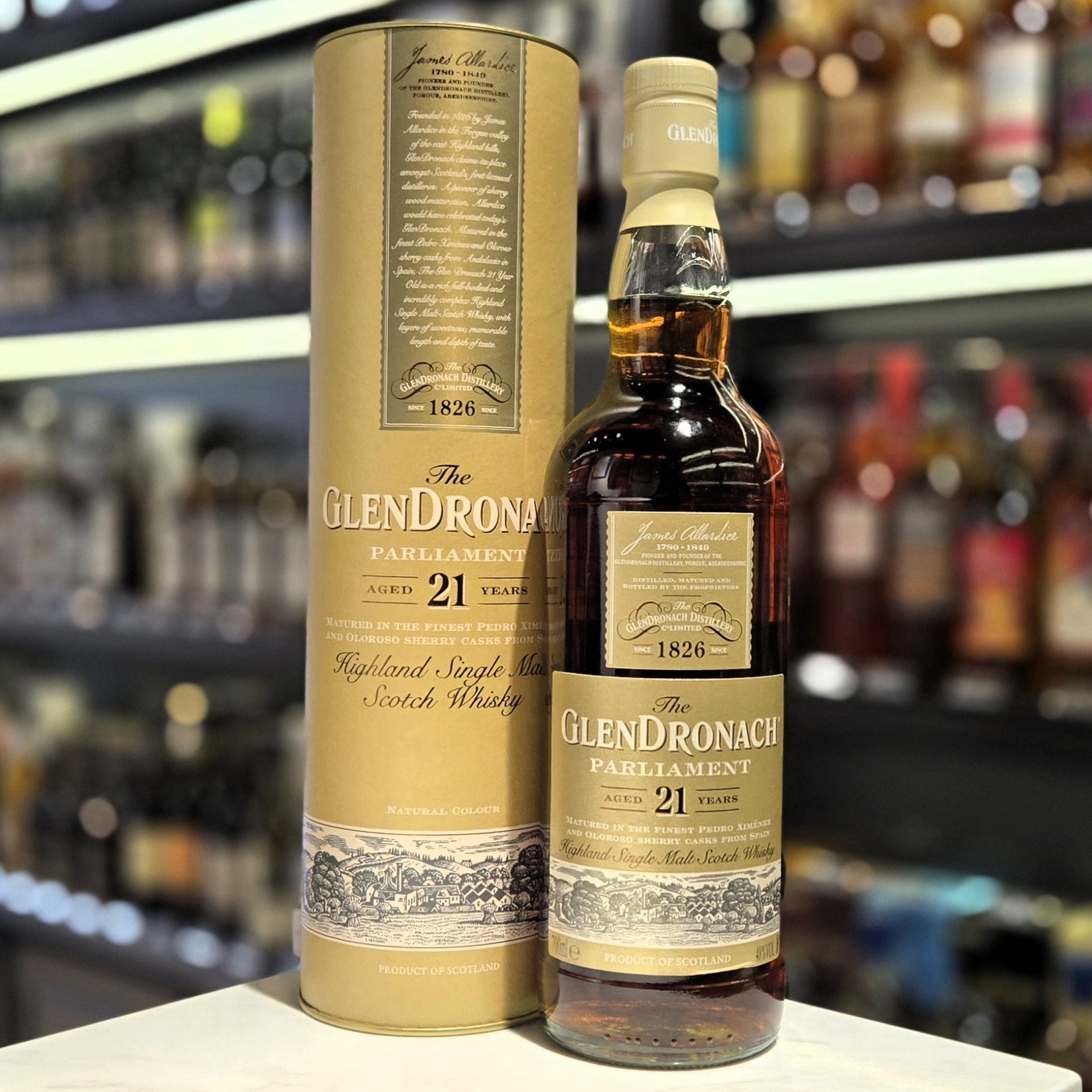 GlenDronach 21 Year Old (2021 Bottled) Single Malt Scotch Whisky – The ...